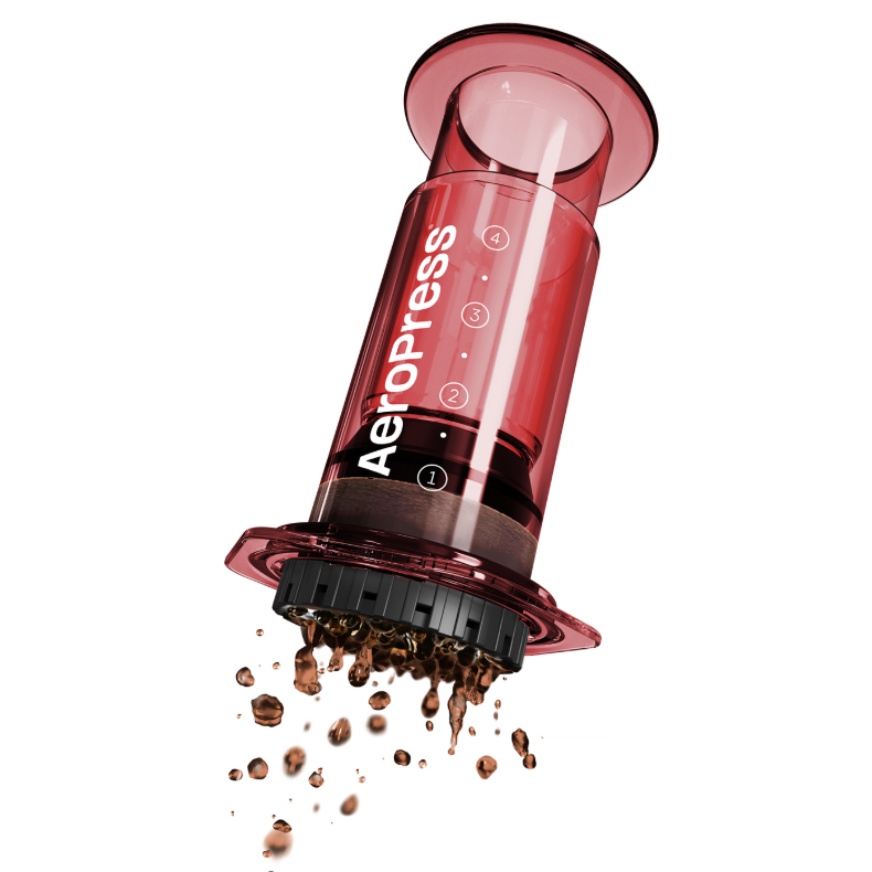 Red AeroPress coffee brewer | RedRoaster
