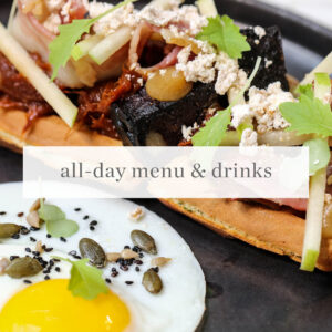 Menus | Best brunch in Brighton